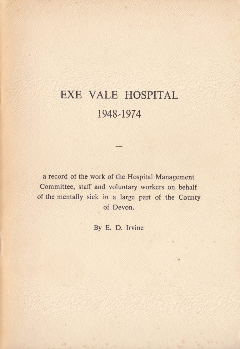 Exe Vale Hospital, Exminster - County Asylums