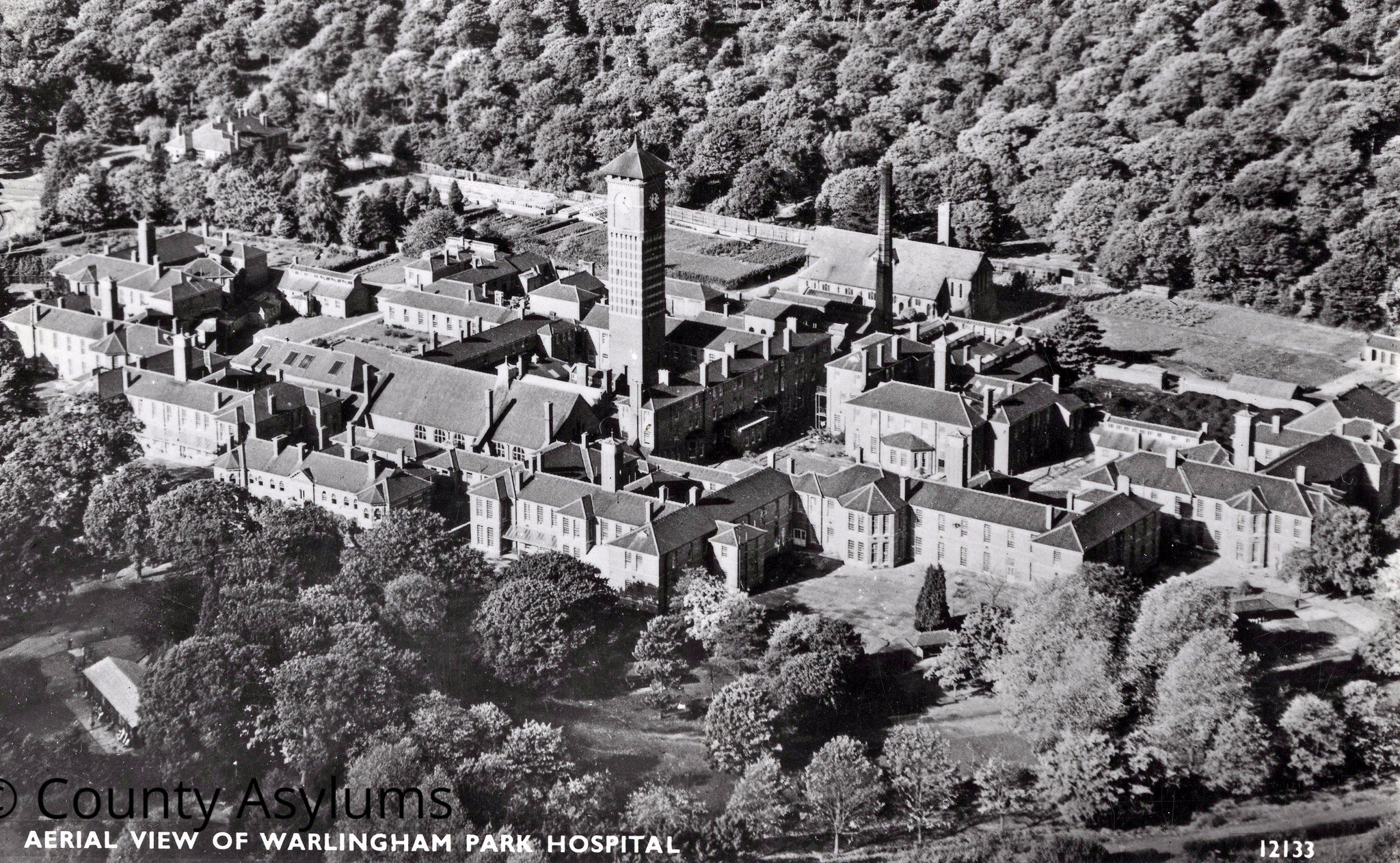 Victorian Asylum Aerial Photographs - County Asylums