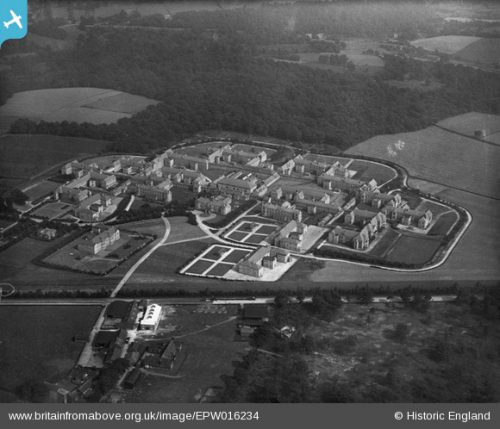 Victorian Asylum Aerial Photographs - County Asylums